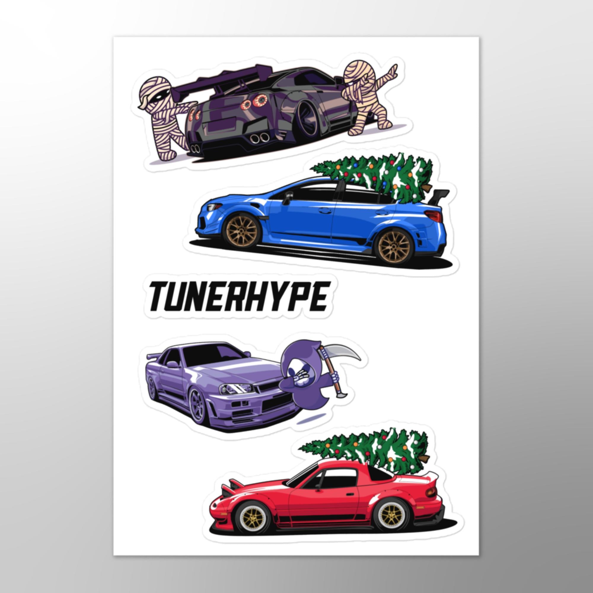 JDM Halloween & Christmas - Sticker Set – tunerhype
