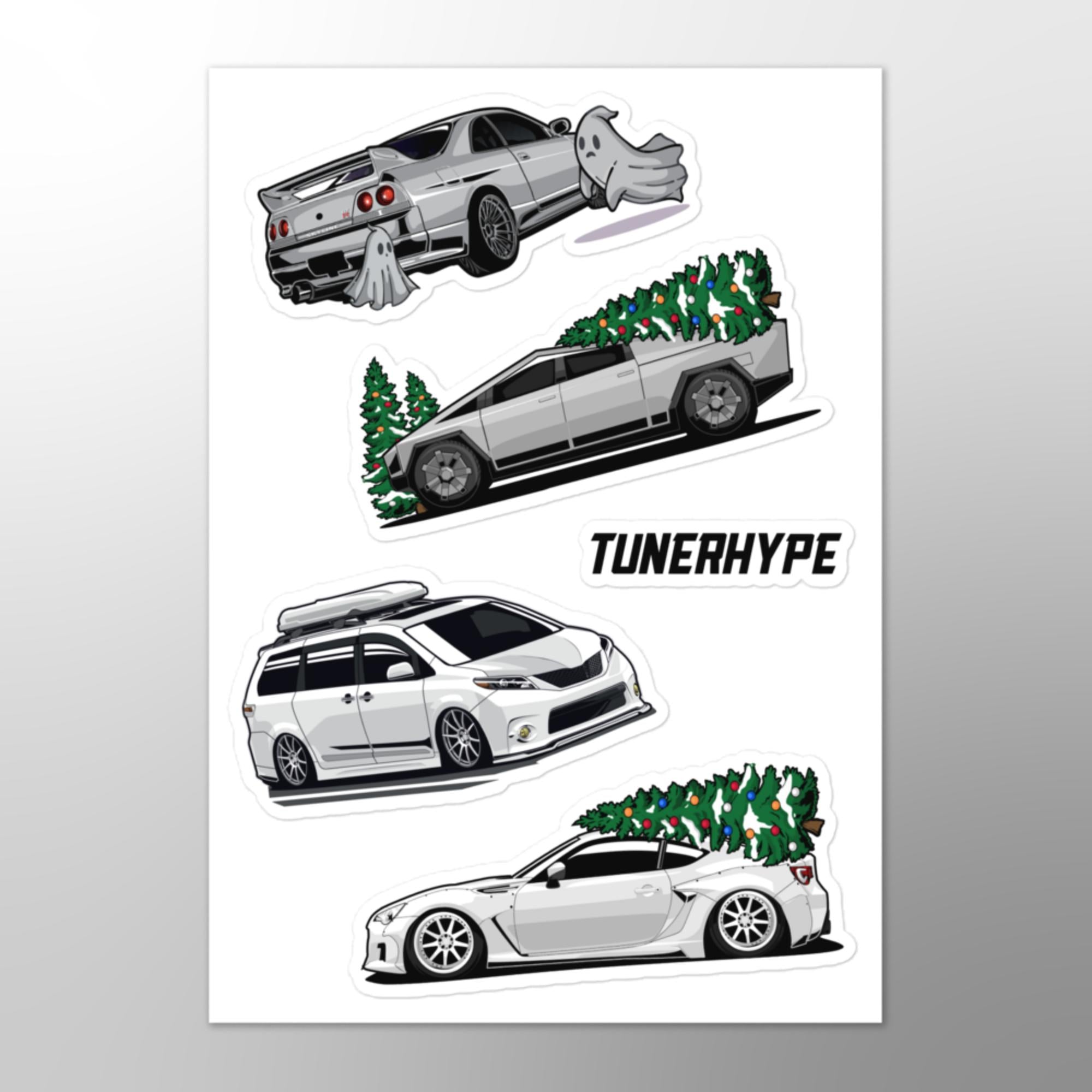JDM Halloween & Christmas - Sticker Set Bonus – tunerhype